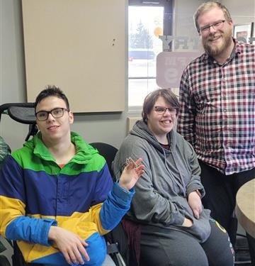 Welcome West Central Abilities! Brooke and Aaron stop in - WestCentralOnline: West Central ...